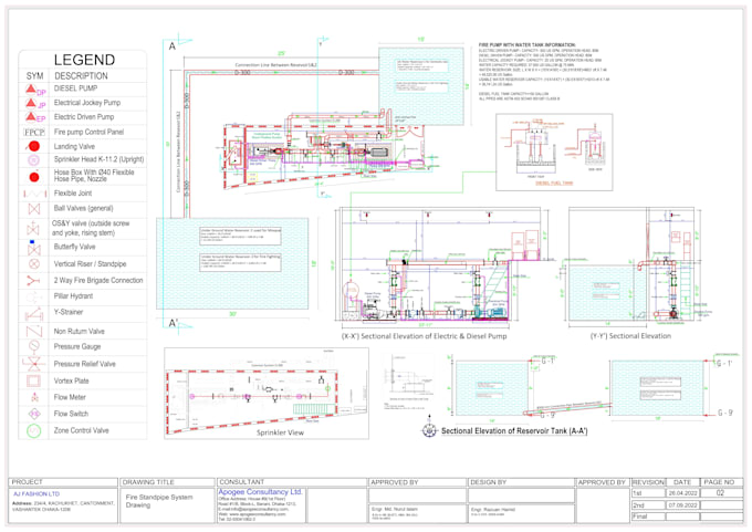 Design fire protection system with any standard on autocad by ...