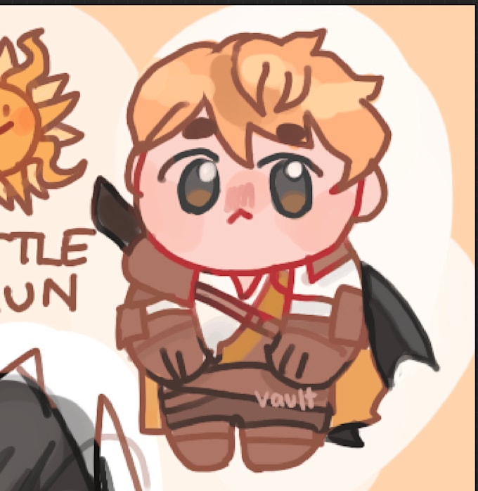 Draw You Cute Small Chibis By Vault0 Fiverr