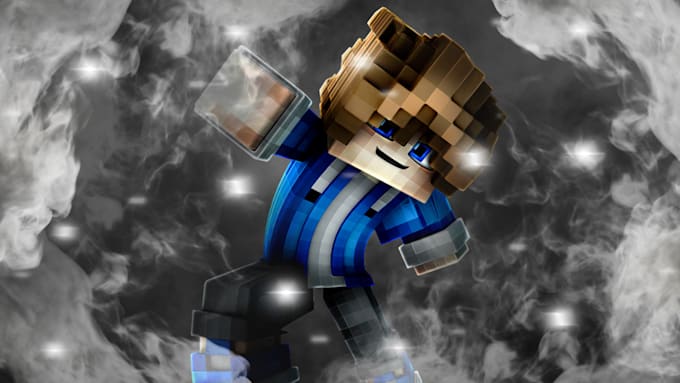 Make a professional minecraft 3d gfx by Gamer77079 | Fiverr