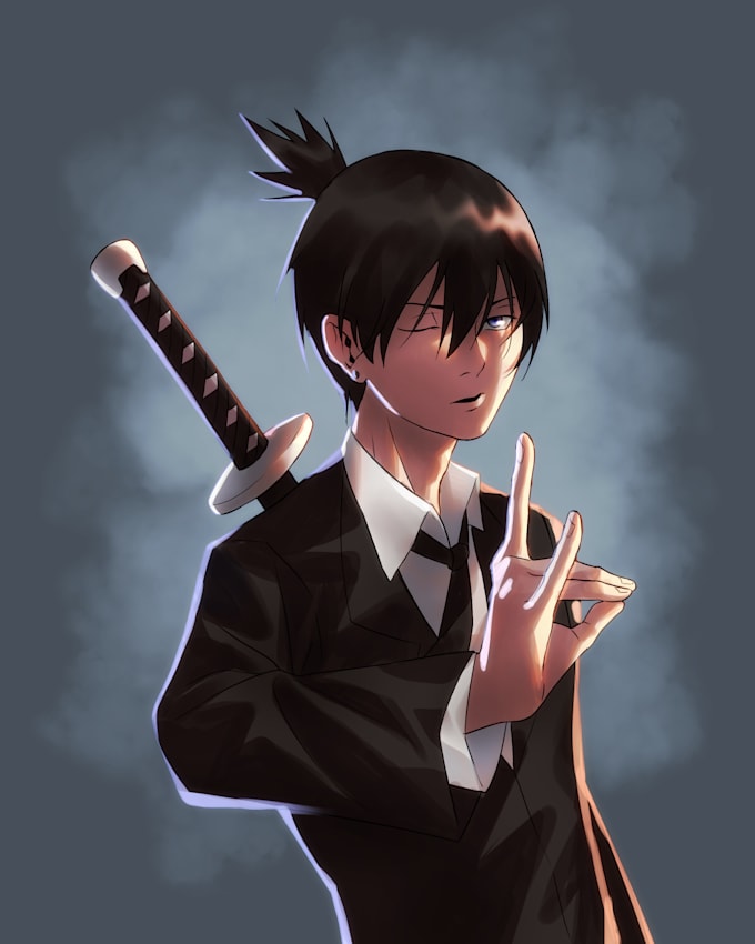 Draw a high quality anime and manga styled illustration by Tyrezal | Fiverr