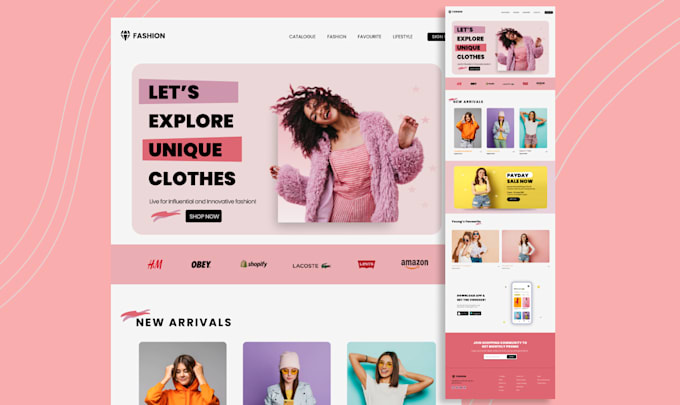 Create responsive webpage or landing page design by Sakib_h0 | Fiverr