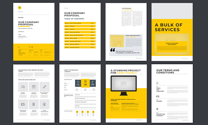 Design editable word proposal template by Ms_office_365 | Fiverr