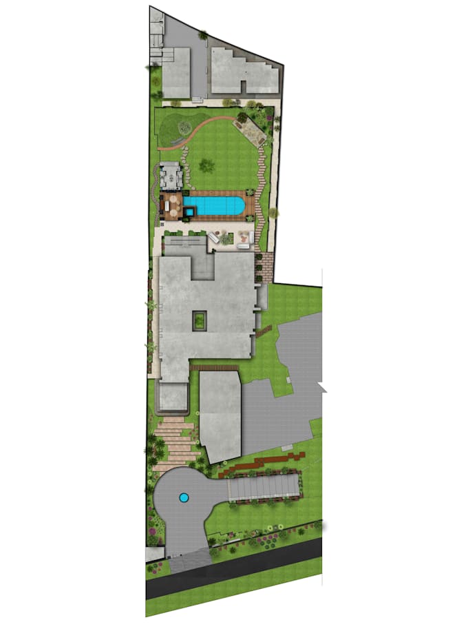 Render architectural plans, site plans, and landscape visualization by ...