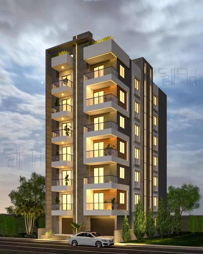 Make residence exterior render by Ar_ehsan | Fiverr