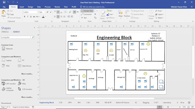 Design flowcharts, organizational charts, network diagrams in microsoft ...