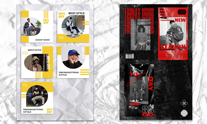 Professional posts and advertising in social networks by Larindesigner ...