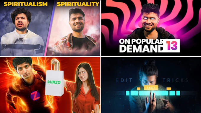 Create most unique thumbnails by Thepiyushkaushl | Fiverr