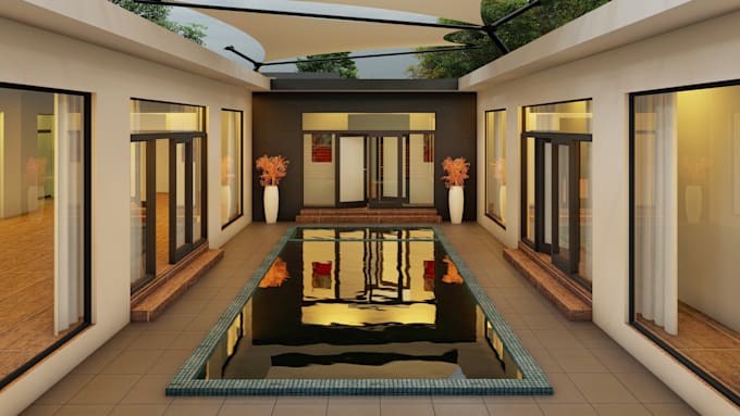 Design your landscape or outdoor environment, 3d modeling and 3d ...