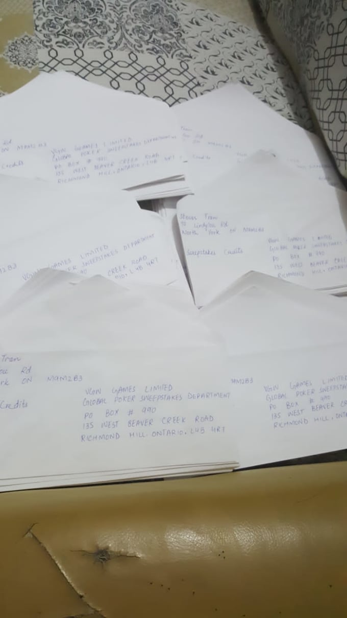 Mail sweepstakes handwritten envelopes and cards by Bbs_writer | Fiverr