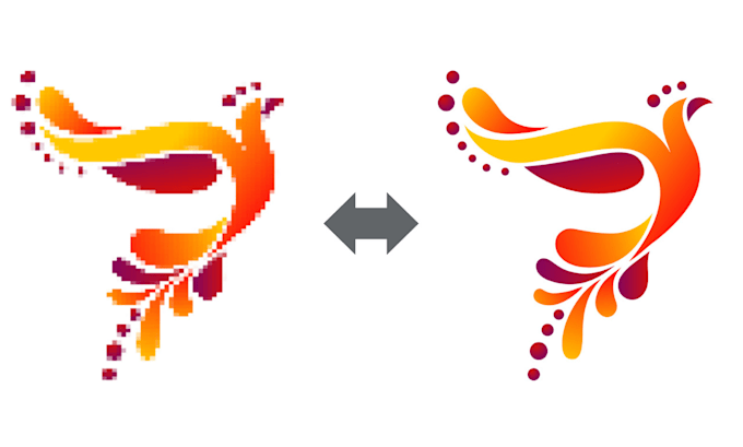 Professionally vectorize logo, redraw, remake, recreate by manual ...