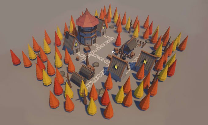 Make low poly models for your game by Nicholas_44 | Fiverr