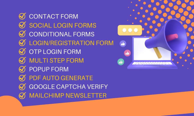 Build Modern Contact Form 7 Gravity Forms In Wordpress By Coder Frjim