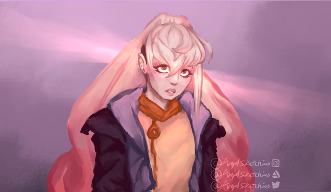 Illustrate character art for you by Angelsketchies | Fiverr