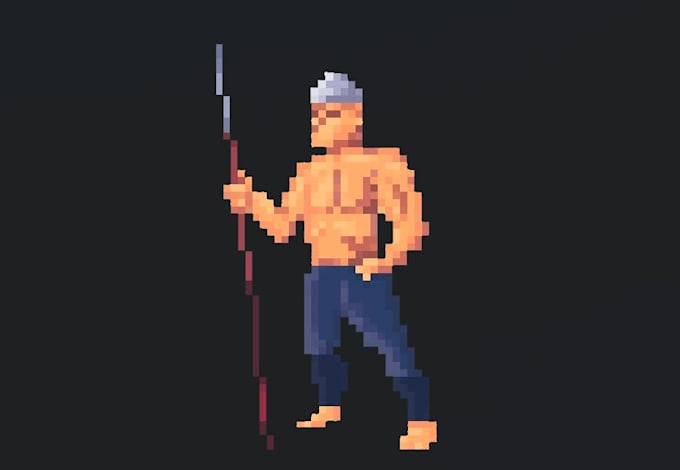 Do pixel art for bone animation by Kseniadurukan | Fiverr