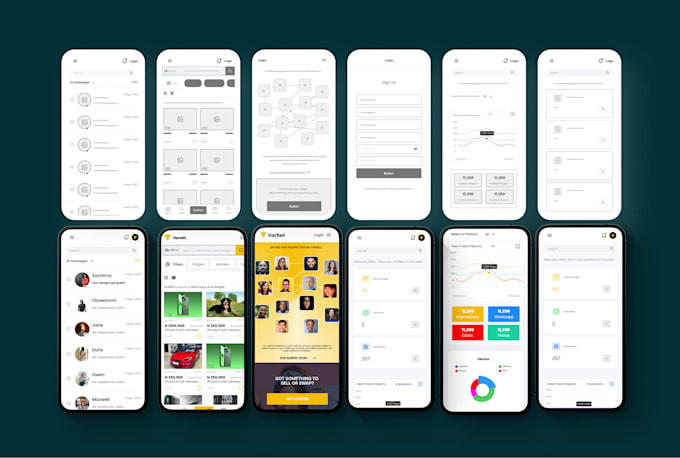 Do website or app ui ux design, web ui design, ui ux design, wireframe by Dev__expert | Fiverr