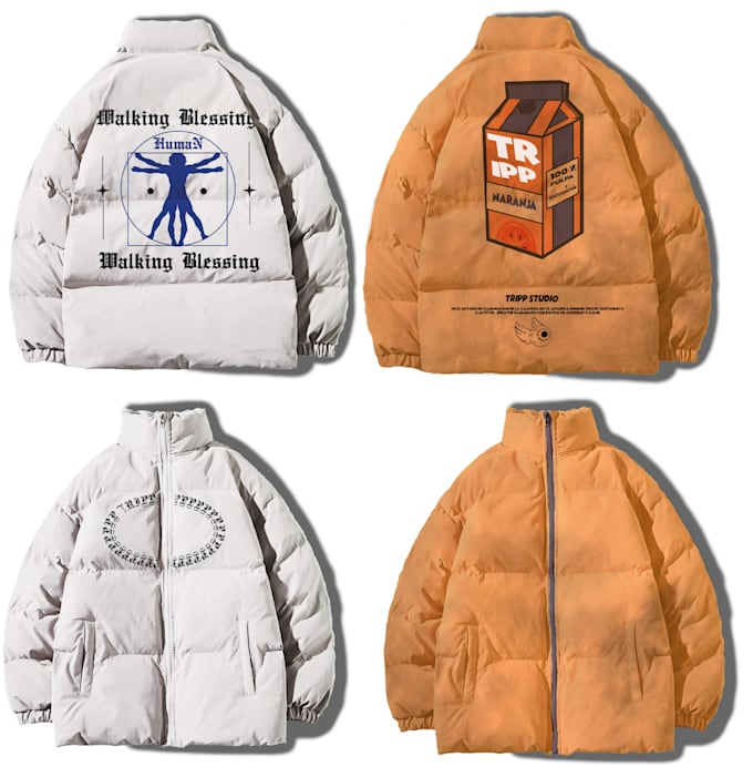 Create you puffed jacket design urban or streetwear by Nahuelvera367 ...