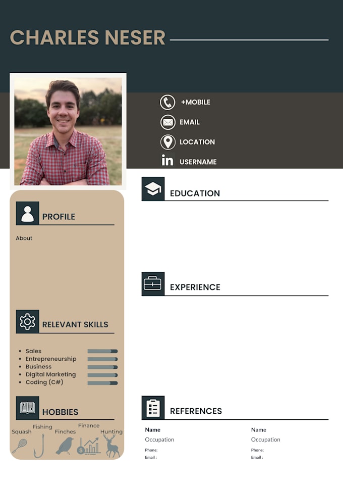 Create a professional cv tailor made for you by Charlesneser | Fiverr