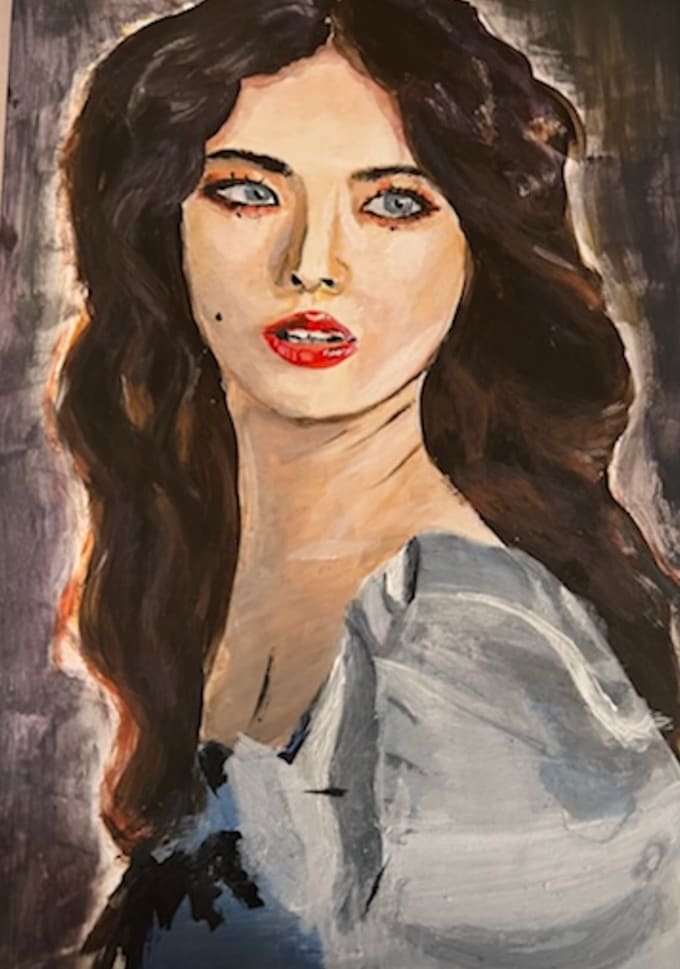 Draw and paint your favourite k pop artist by Mxdrawings | Fiverr