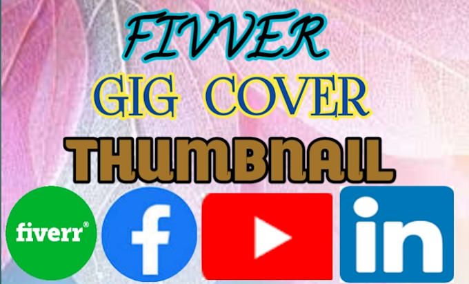 Design creative fiverr gig thumbnail image in 24 hours by U ...