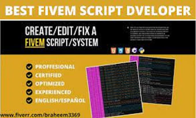 Create fivem mlo fivem server fivem script and edit or fix them by Daniekjohnson20 | Fiverr