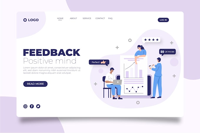 Create a responsive html, css, and javascript landing page in 24h by ...