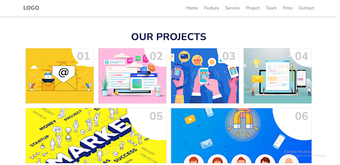 Online service provider website design using html and css by Raviaknt55 ...