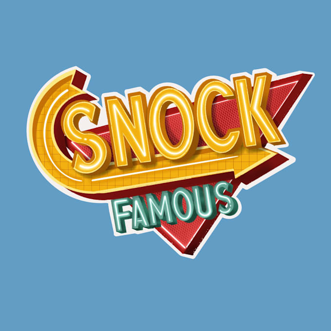 Design custom hand lettering, script font logo, retro typography t ...