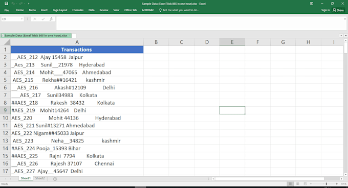 Do ms excel data cleaning and document formatting by Tolstoy24 | Fiverr