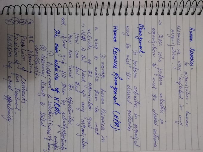 Do handwriting notes ,application and letters by Qureshisaab392 | Fiverr