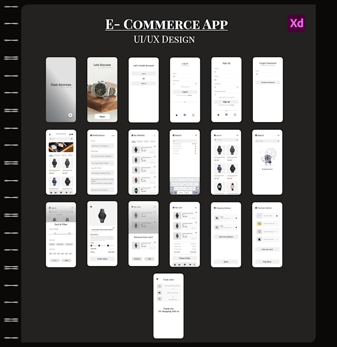 Design creative, classic and modern ui ux mobile app by Meryem_june18 ...