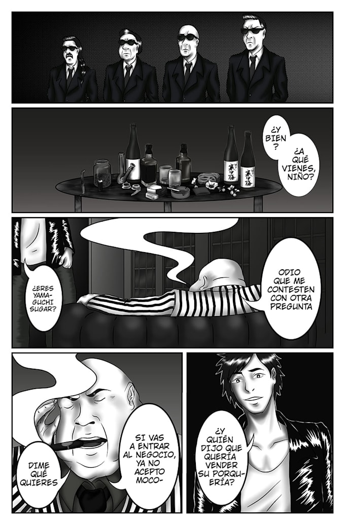 Draw, coloring and clean comic by Zetsubou717 | Fiverr