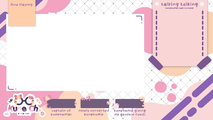 Make you a vtuber stream overlay by Cinnichad | Fiverr