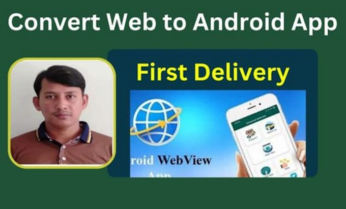 Convert website to android app with attractive splash screen 30 minute ...