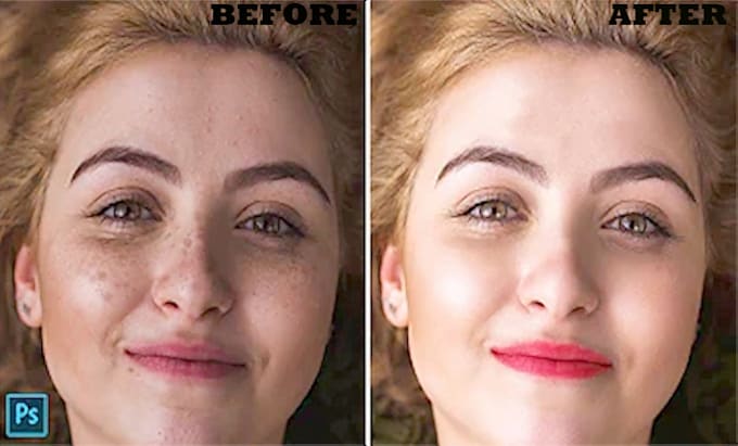 Touch up, dodge and burn, wrinkles, acne, business headshot, portrait ...