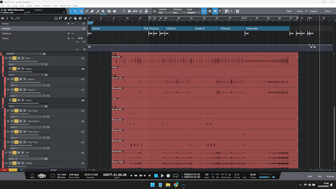 Program a realistic midi drum for any song by Kajomusic | Fiverr