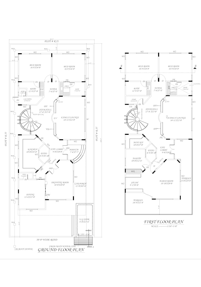 Make architectural 2d and 3d floor plans by Shoarchahmed | Fiverr