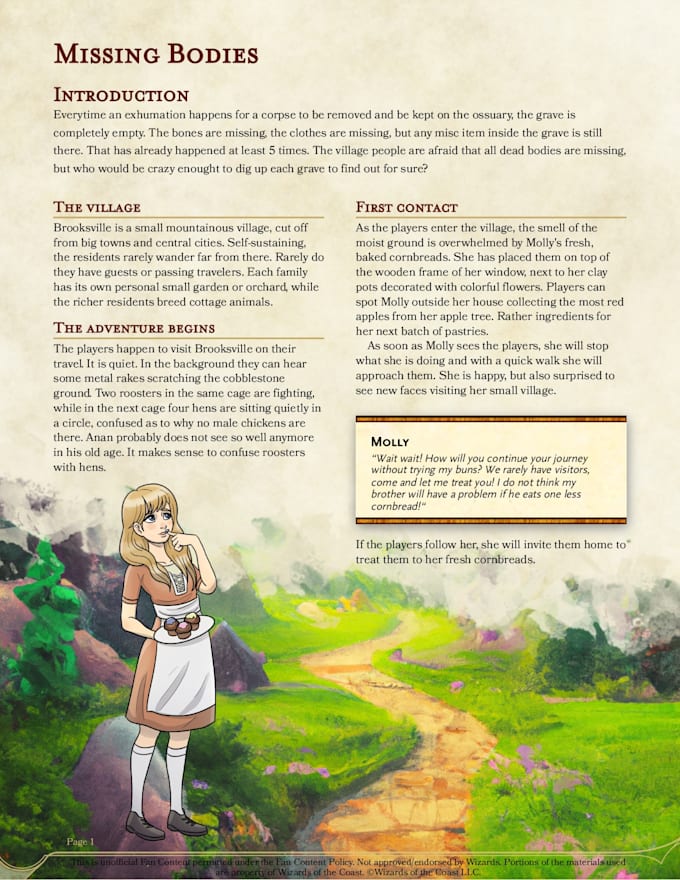 Design your custom dnd pdf book, adventure, magic item or campaign by ...