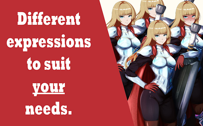 Draw rpg maker character busts with facesets by Gabriel_harmony | Fiverr