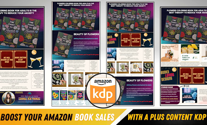 Create an impressive a plus content or ebc for kdp amazon kindle books