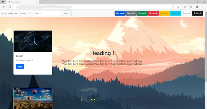 Make you a custom interactive well designed website by Ludovikwebsites ...