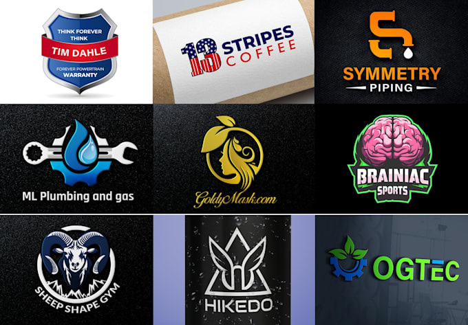 Customize creative, unique and trendy business logo by Fts_design | Fiverr