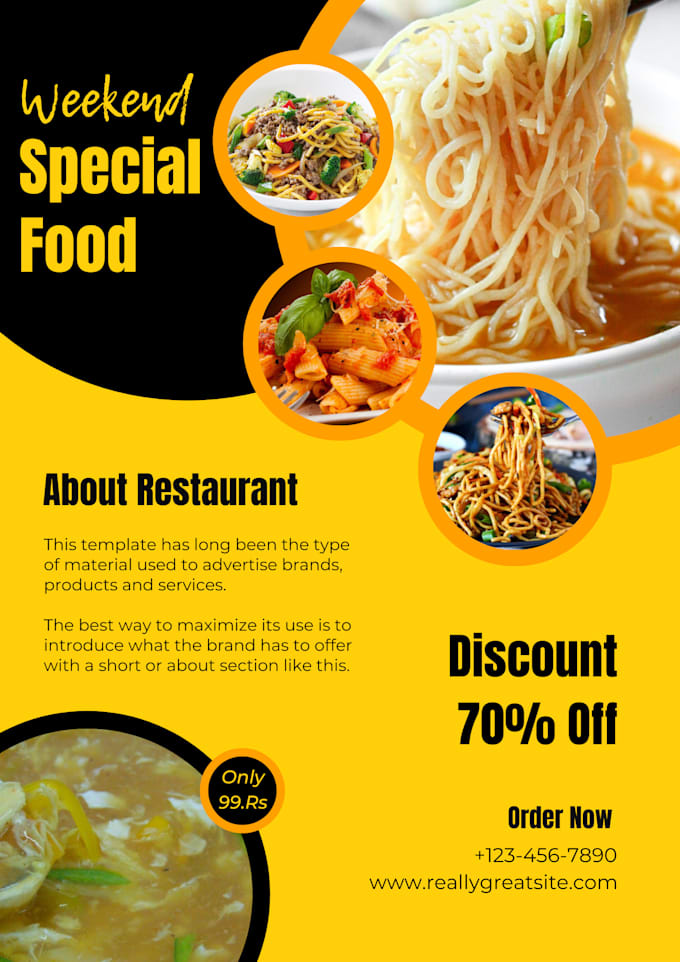 Design amazing food menu restaurant menu card flyer by Silentlegend281 ...