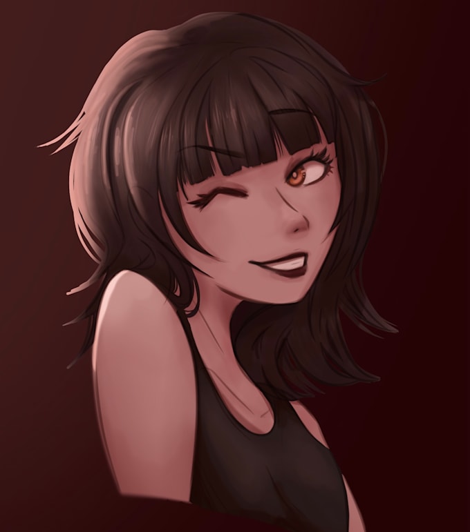 Draw custom anime art, illustrations, ocs, and concept art by Coffin ...