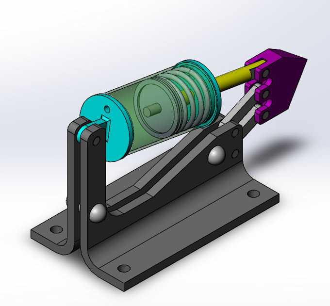 Do 3d cad modeling and solve mechanical engineering problem by Ouaqdi ...