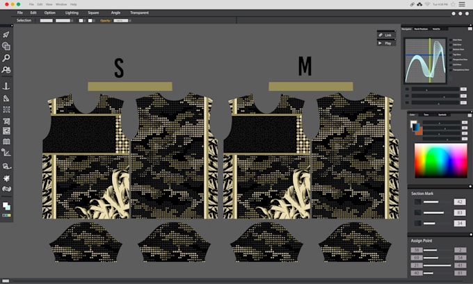 Layout sublimation file in adobe illustrator for fabric print by ...