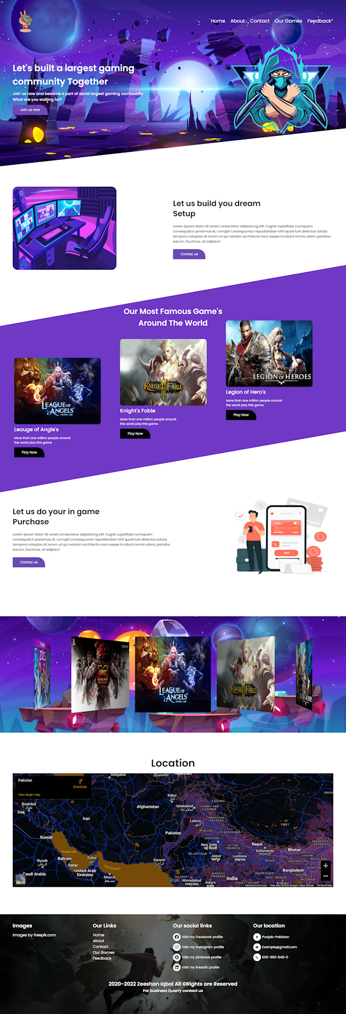 Develop fully responsive website with html css and javascript by ...