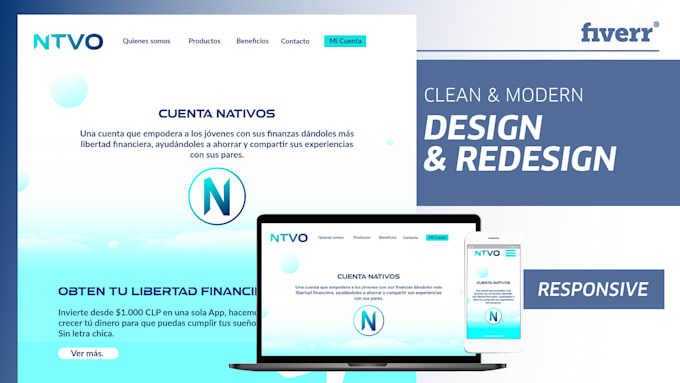 Design a creative website with adobe suite by Mati_lemak | Fiverr