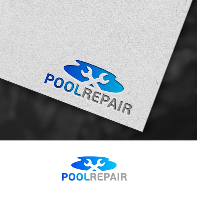 Do elegant swimming pool repair logo design for your by Bvcxsazuedsazxc ...