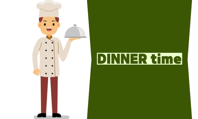 Design unique and delicious restaurant food, kitchen, bakery, chief ...