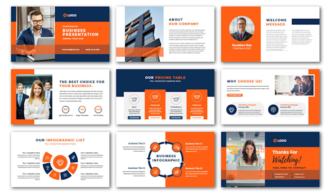 Design professional and modern powerpoint presentation by Mohmdm | Fiverr